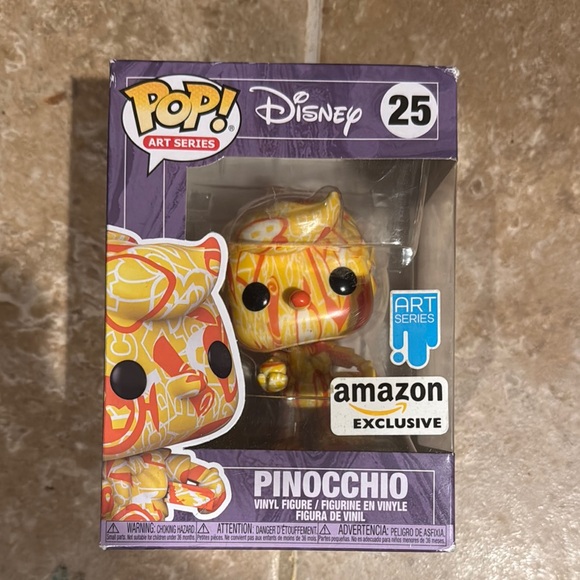 Disney | Toys | Disney Art Series Pinocchio Figure With Orange And ...